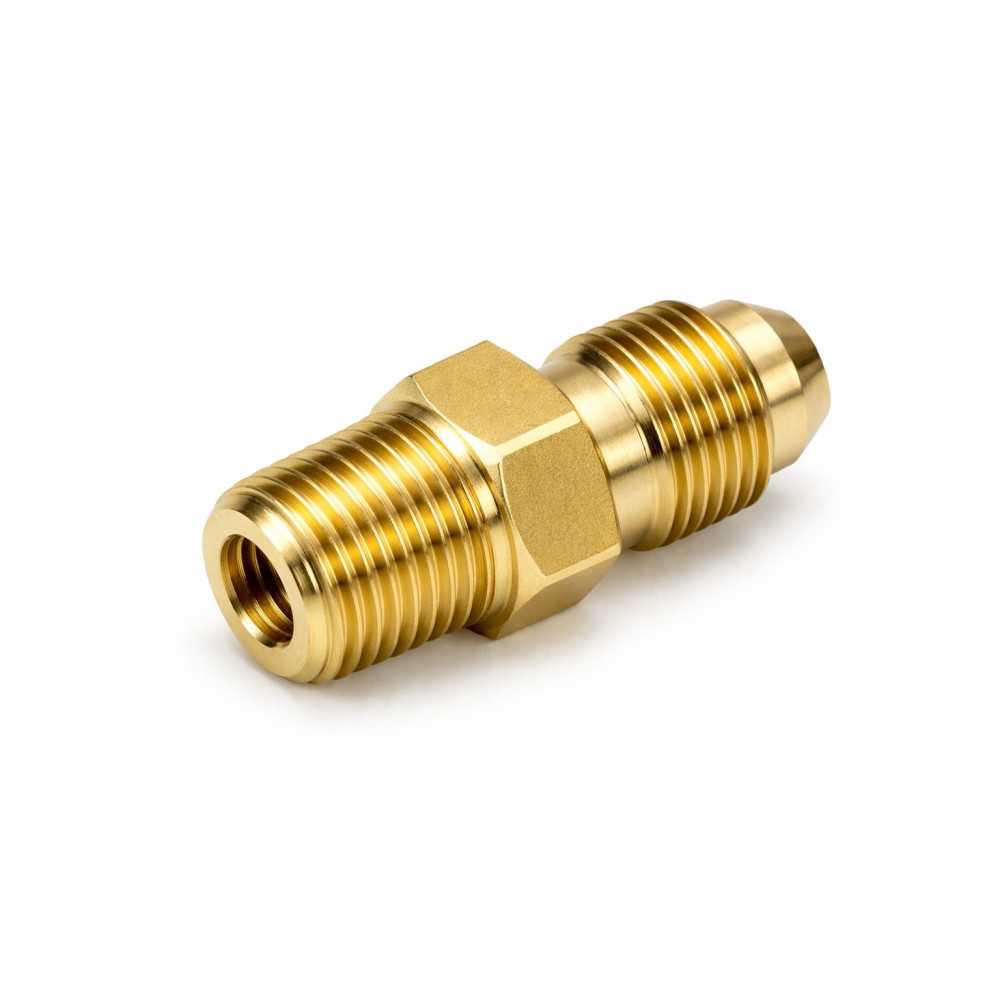 Brass straight fitting oil 1/8 NPT - AN4