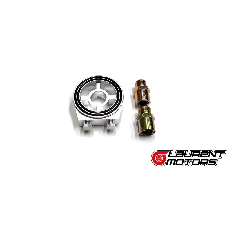 Oil filter sandwich plate adapter